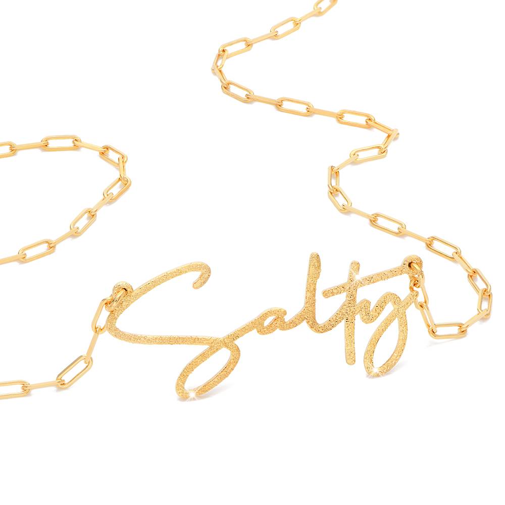 Glow Up Name Necklace in 18K Gold Plating - MyNameNecklace
