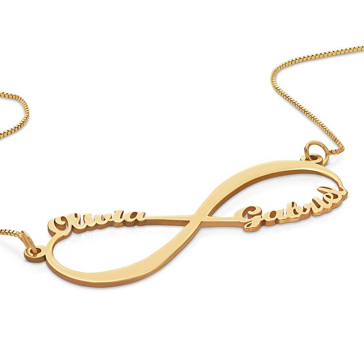 Infinity Name Necklace in 14K Gold - My Name Necklace
