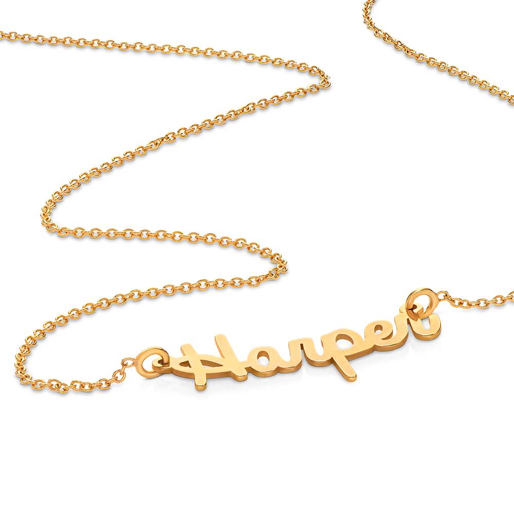 Kris Cursive Name Necklace in Gold Vermeil - MyNameNecklace