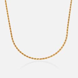 Rope Chain- 2.7 mm - Gold Plated - MyNameNecklace
