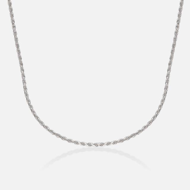 Rope Chain- 2.7 mm - Silver - MyNameNecklace