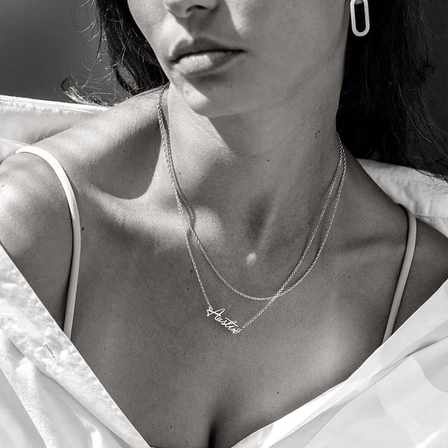 Dainty Name Necklace in Sterling Silver - MyNameNecklace