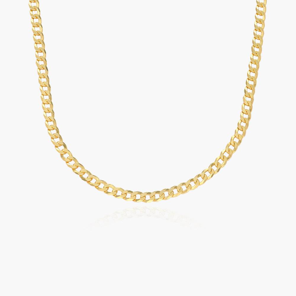Bold Curb Chain Necklace - Gold Vermeil - MyNameNecklace