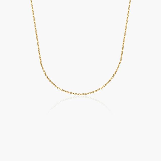 Cable Chain in 14K Yellow Gold - My Name Necklace
