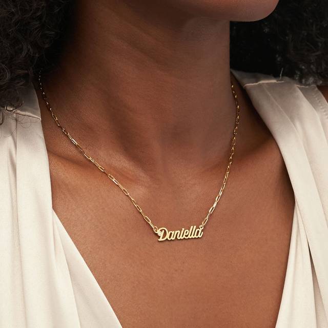 Custom Name Plate Necklaces - MyNameNecklace