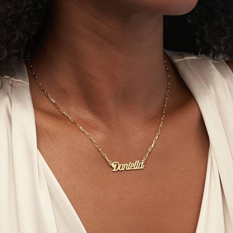 Custom Name Plate Necklaces - MyNameNecklace