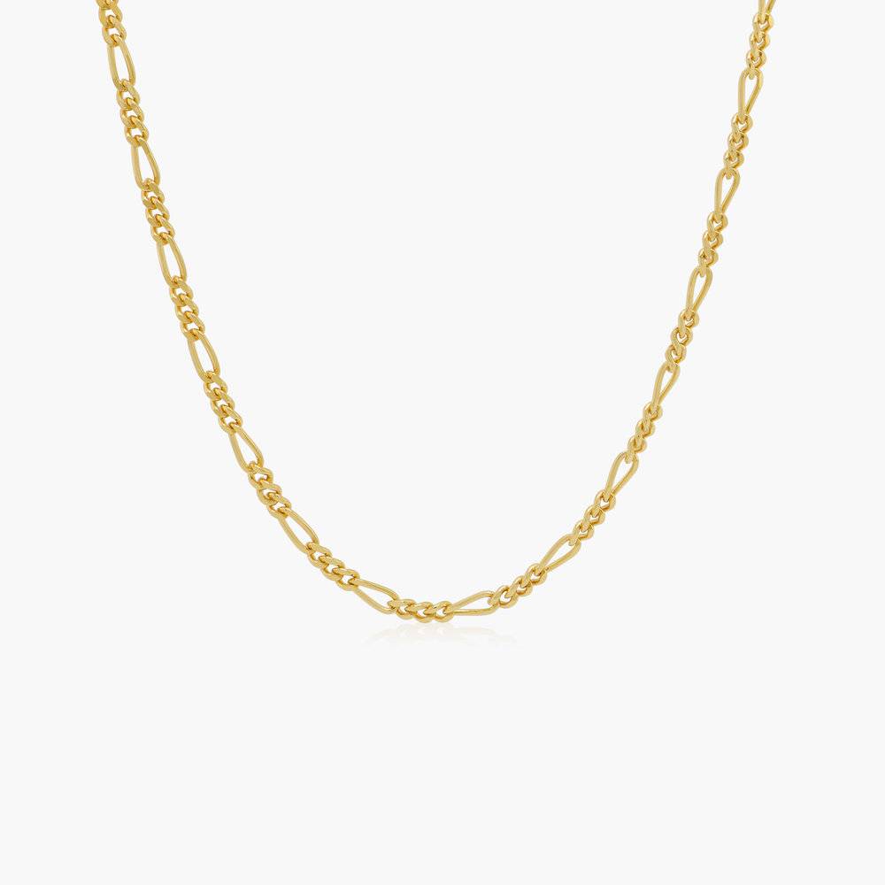 Figaro Chain in 18K Gold Plating - MyNameNecklace