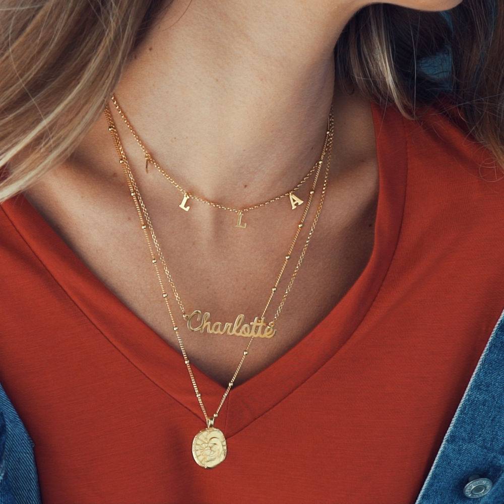 Kris Cursive Name Necklace in Gold Vermeil - MyNameNecklace