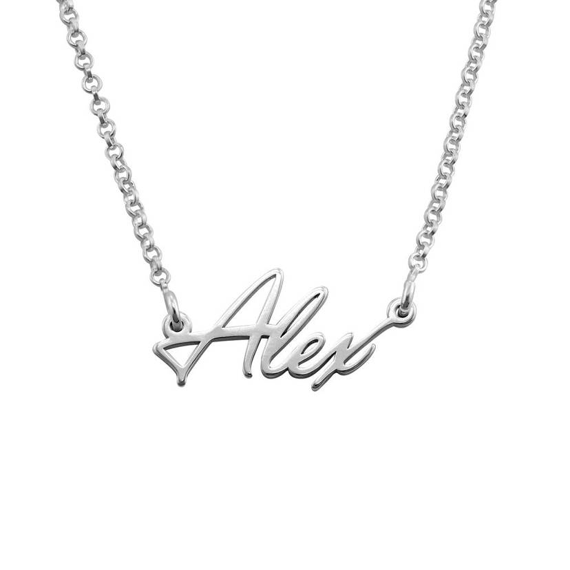 Dainty Name Necklace in Sterling Silver - MyNameNecklace
